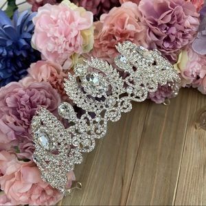 Accessories | Stunning Royal Crest Princess Queen Crystal Bridal Tiara ...